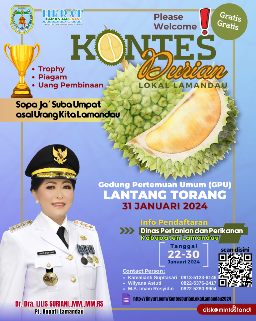 Kontes Durian Lokal Lamandau - Kabupaten Lamandau Kontes Durian Lokal Lamandau - Kabupaten Lamandau