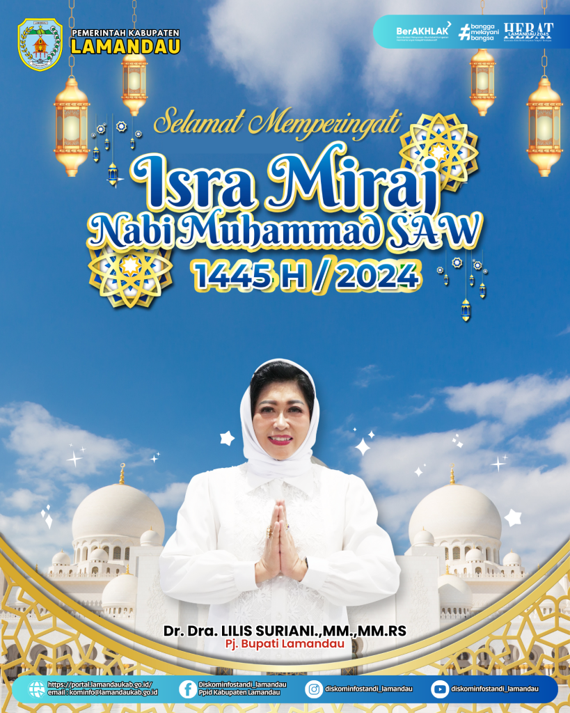 Selamat Memperingati Isra Mi’raj 1445 H - Kabupaten Lamandau