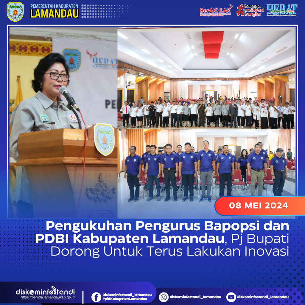 Pengukuhan Pengurus Bapopsi dan PDBI Kabupaten Lamandau, Pj Bupati Dorong Untuk Terus Lakukan ...