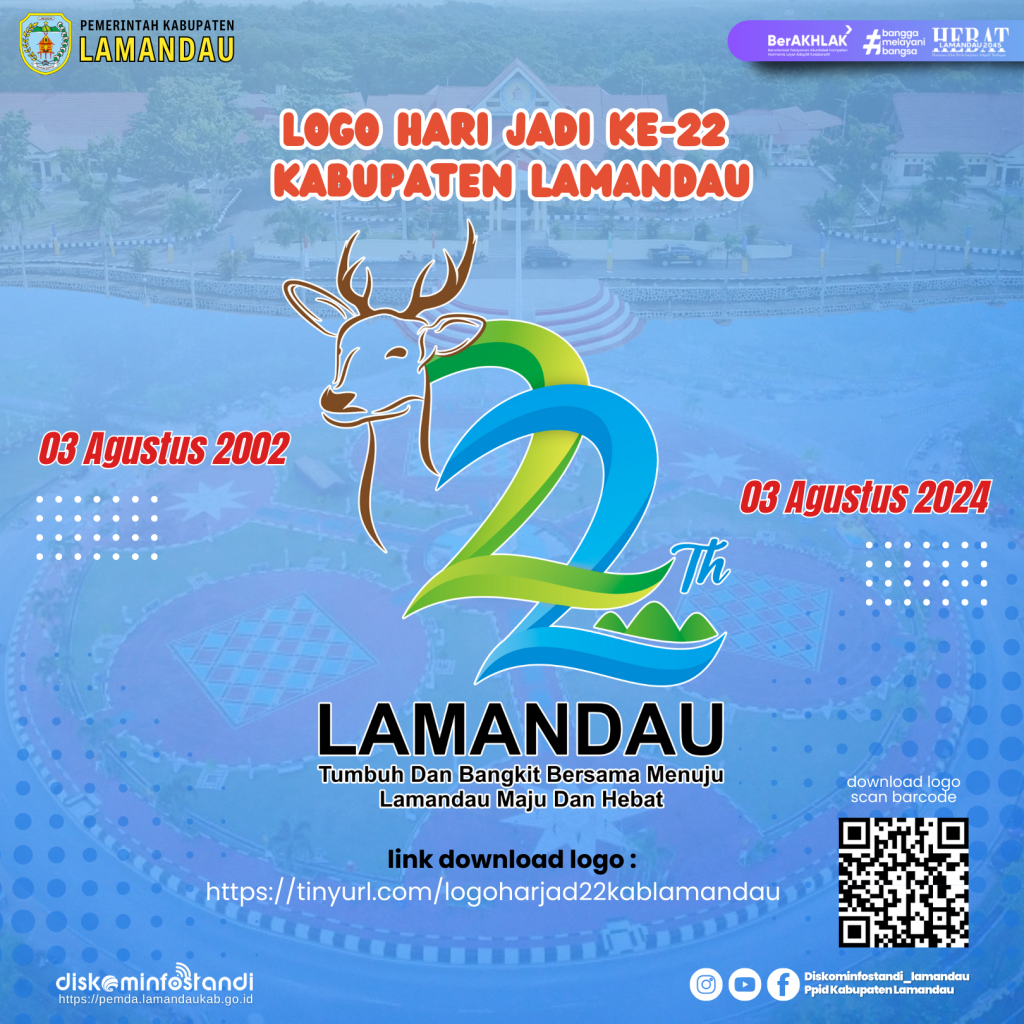 Tema dan Logo Hari Jadi ke-22 Kabupaten Lamandau Tahun 2024 - Kabupaten ...