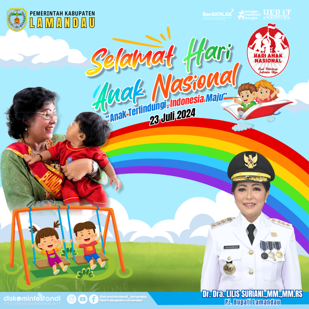 Selamat Hari Anak Nasional (HAN) Tahun 2024 - Kabupaten Lamandau